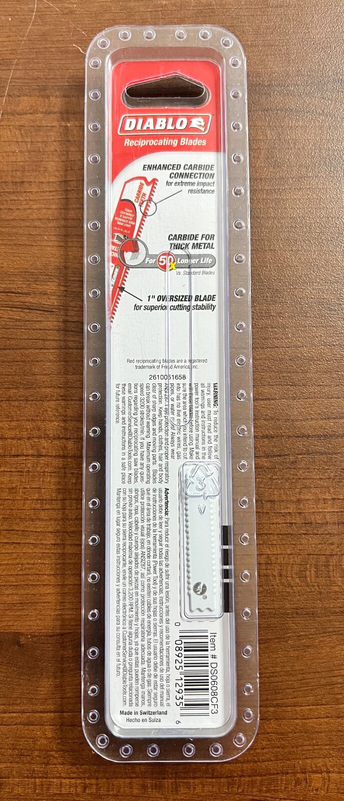 Diablo DS0608CF3 Carbide Tipped Reciprocating Saw Blade - 3 Pack for ...