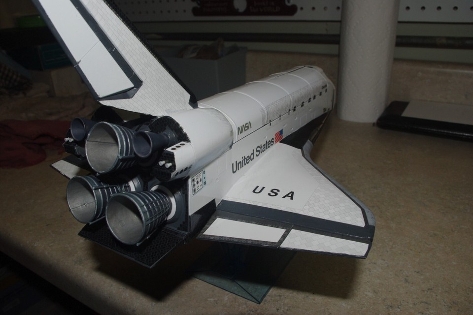 Shuttle Orbiter Early-Era White Tile Decal Sets in 1/144, 1/100 and 1/ ...