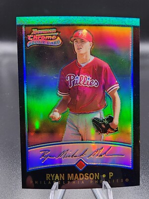 2001 Bowman Chrome Refractor RC Card #115 Ryan Madson Philadelphia ...
