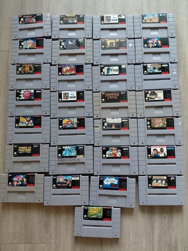 Super Nintendo Game Lot 29 Tested | eBay