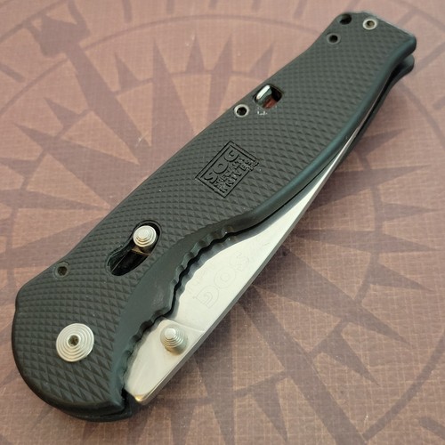 Sog Flash II Knife A/O Side Lock Safety Black FRN Handles Aus 8 Steel ...