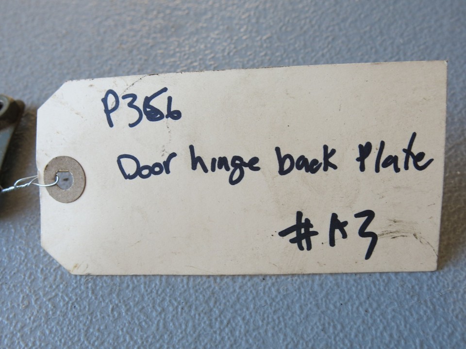 Porsche 356 Door Hinge Lock Plate (#A3) | eBay