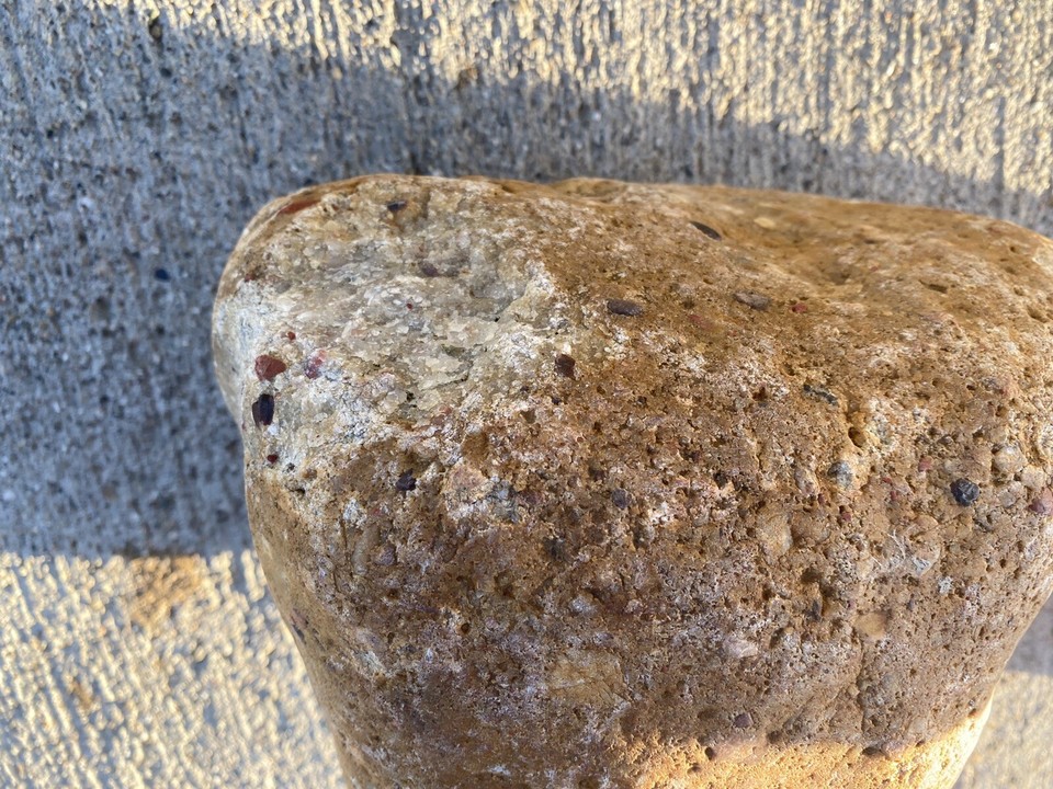 northern michigan puddingstone Rocks Rare Htf Light Brown Red Black ...