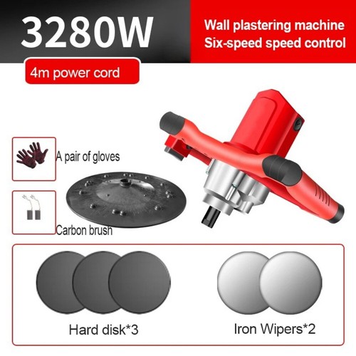 3280W Electric Wall Polisher Portable Adjustable Speed Sanding Waxing ...