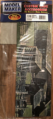 Model Maker Custom Case Accessories 1:18 3 Piece Scenery Panels ...