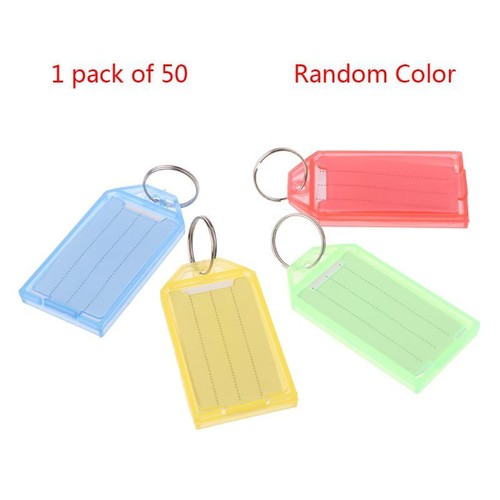 Keychain Labels 50 Pcs for Key Chain for Key Tags Women Men Car Items ...