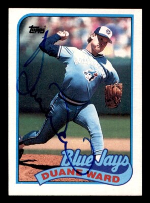 1989 Topps Baseball #502 Duane Ward Signed Autograph (no COA) | eBay
