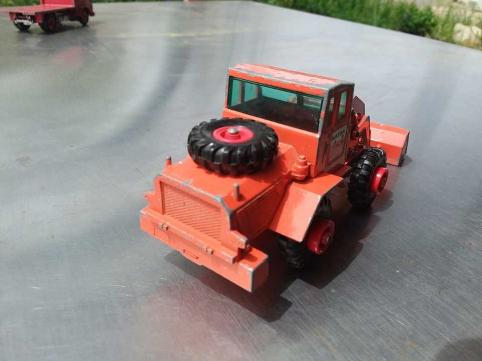 Vintage 1965 Lesney Matchbox King Hatra K-3 Die-Cast Tractor Shovel ...