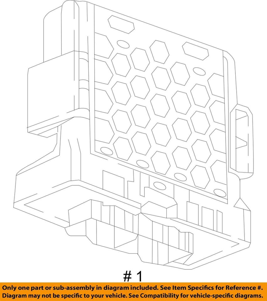 GM OEM 17-20 Enclave Electrical Electrical Components-Module 13599318 ...