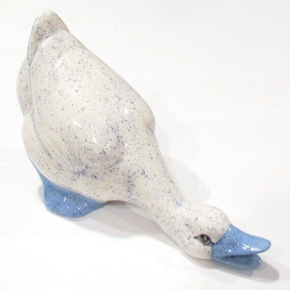 Vintage Collectible Farm Cottage Country Blue Duck Goose Figure ...