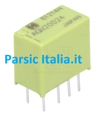 AGN20024 Micro Relays LOW SIGNAL PCB 1A 24VDC DPDT NON-LATCHING 8PIN ...