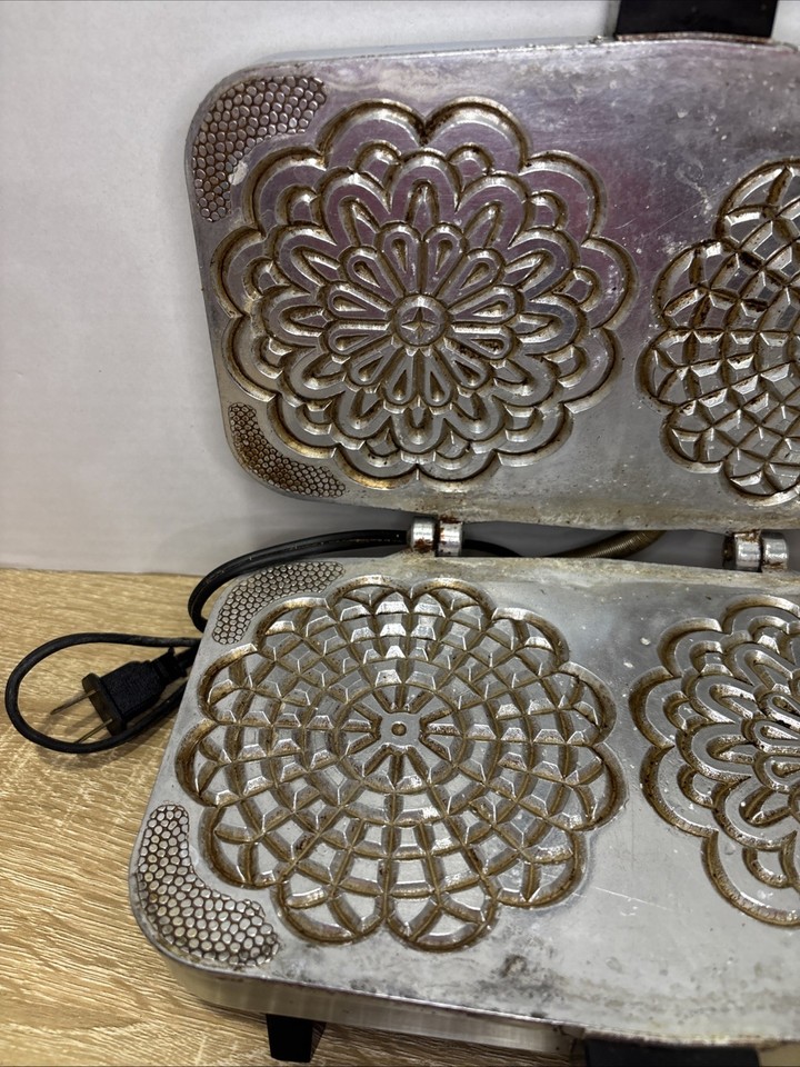 Vitantonio Pizzelle Chef 300 A Italian Cookie Maker Baker Vintage | eBay