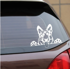 Peeking German Shepherd Decal Stickers Dog Tumbler Car Wall Art | eBay