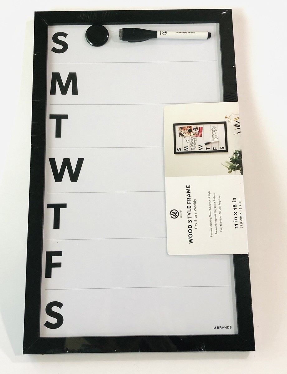 Weekly Wall Calendar Dry Erase Monthly Calendar, Personalize Wall