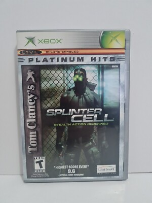 Splinter Cell: Stealth Action Redefined Tom Clancy’s (Xbox) Complete w/ Manual | eBay