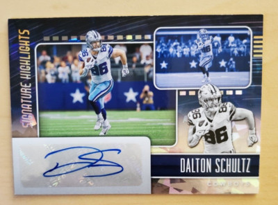 2022 Donruss Dalton Schultz Signature Highlights Auto #SH61 Dallas ...