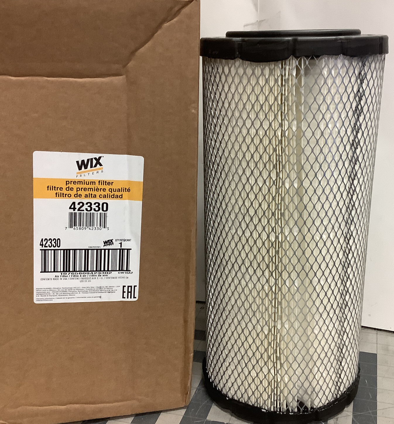 WIX 42330 - Air filter cross reference