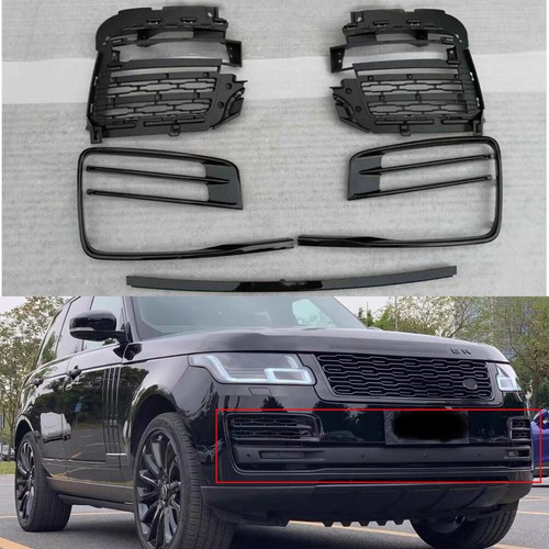 Front Fog Light Grille Covers Fit For Range Rover Vogue L405 2018-2022 ...