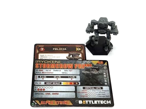 BATTLETECH STORMCROW Plastic Miniature from Clan Command Star NEW | eBay