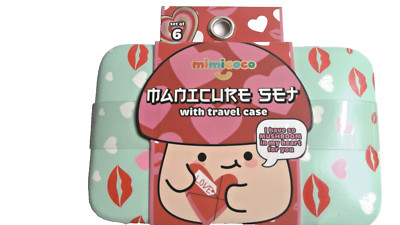 Mimicoco Manicure Set with Travel Case Love & Kisses B11 | eBay