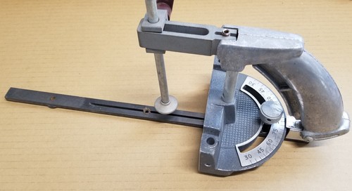 Shopsmith Miter Gauge w/ Hold-Down clamp & T-bar slot (3) Mark V 510/ ...