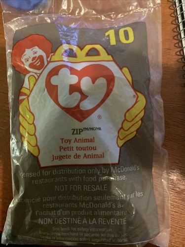 mcdonalds Teenie Babie TY ZIP #10 1998, Tag 1993. | eBay