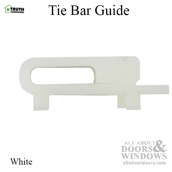 Amesbury Truth Tie Bar Guide For Casement Windows White Plastic Tie Bar | eBay