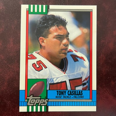 1990 Topps TIFFANY Set TONY CASILLAS #470 ATLANTA FALCONS ** MINT ...