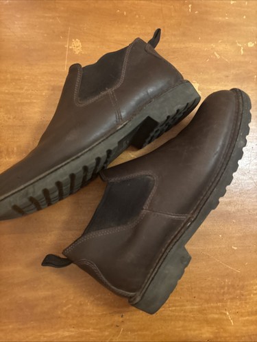 DANNER Romeo 3" Leather 44030 Plain Toe Slip On Shoes Boots Brown Mens ...