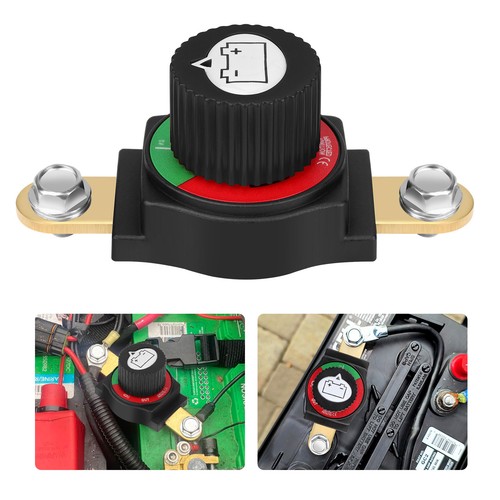 Side Post Battery Disconnect Switch Heavy Duty 12-48V Cut Off Master ...