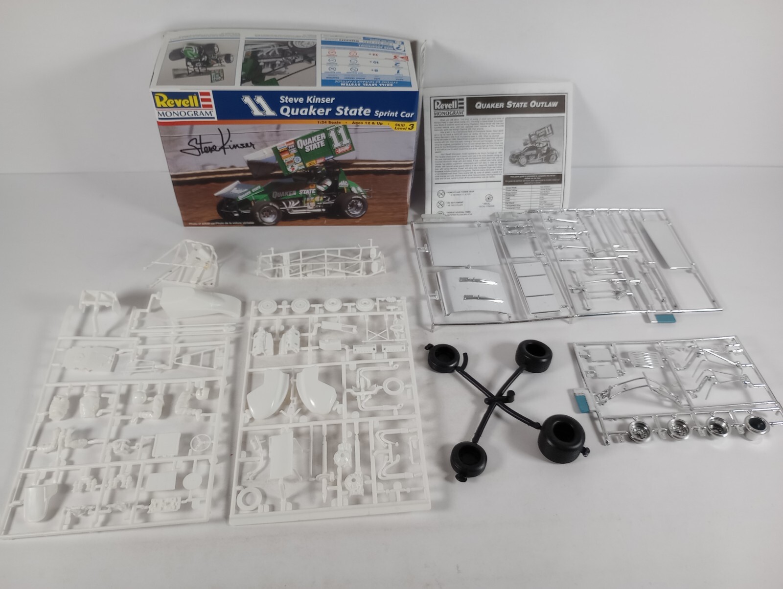 Steve Kinser Quaker State Sprint Car Revell 1:24 Model Kit 85-2517 ...