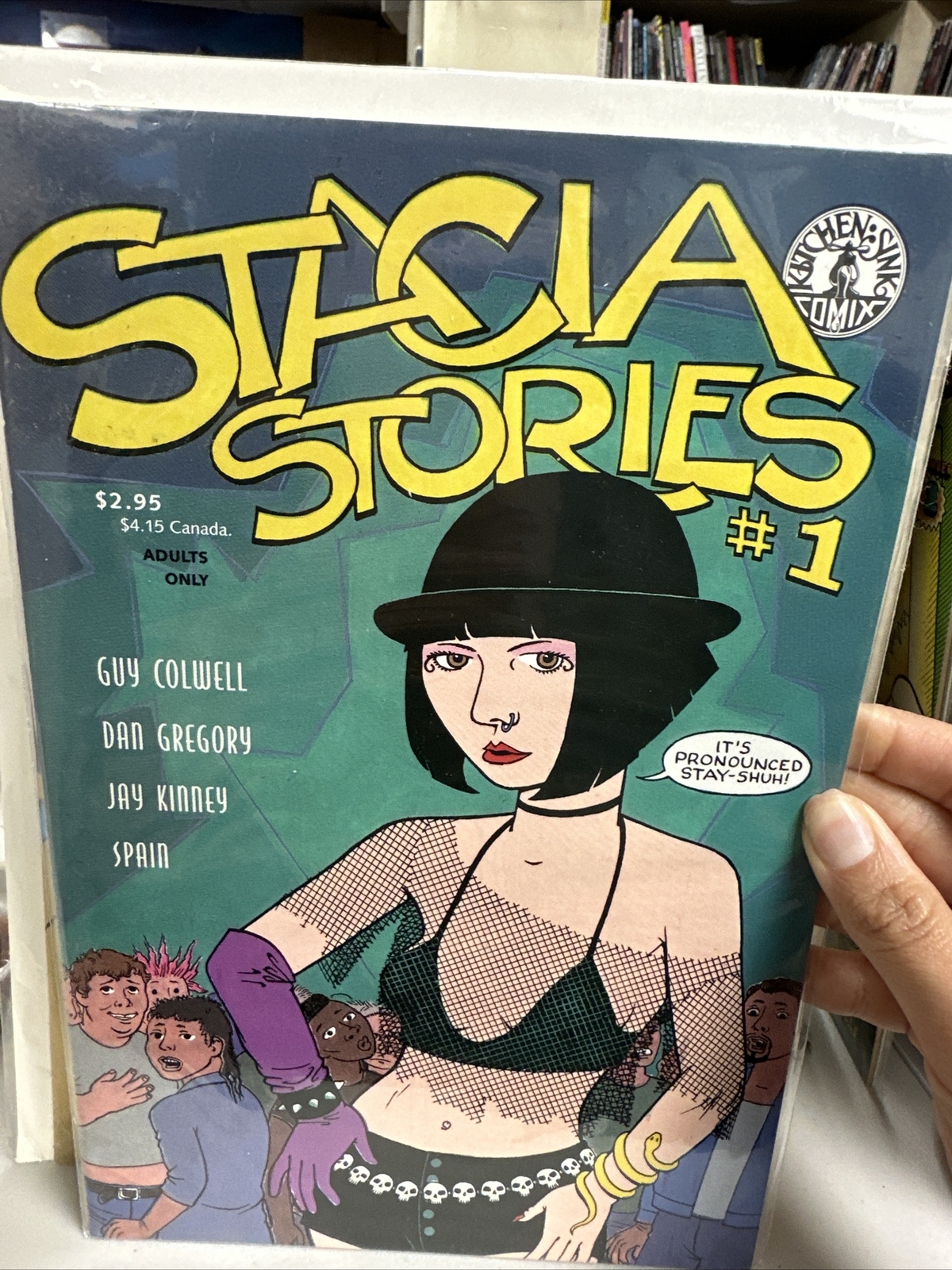 Kitchen Sink Comix STACIA STORIES # 1 DAN GREGORY GUY COLWELL 1995 A2 ...