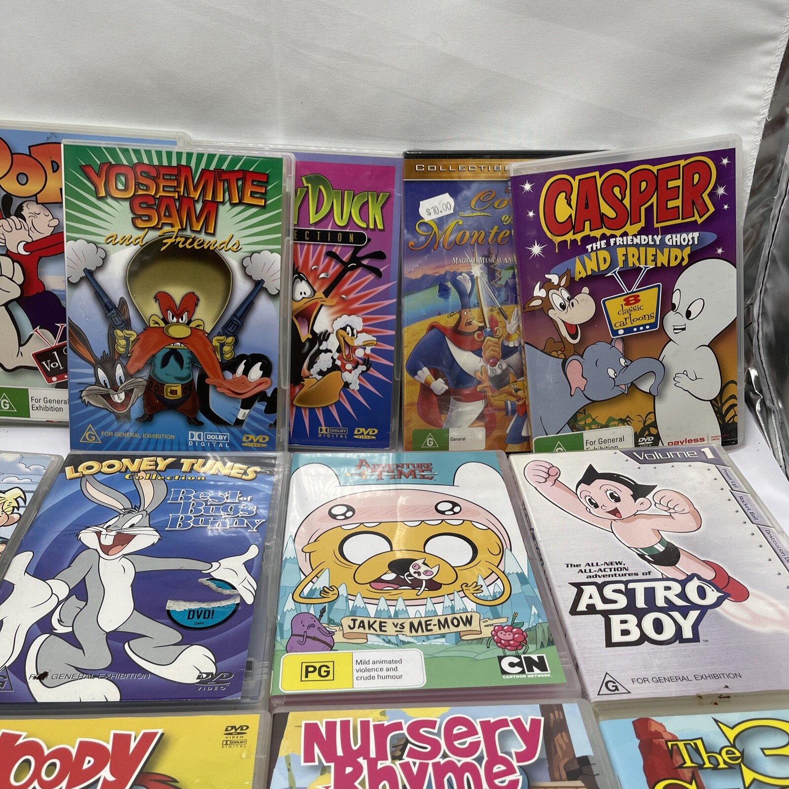 Cartoon Classics X 15 DVD Collection w/ Bugs Bunny, Popeye, Daffy Duck ...