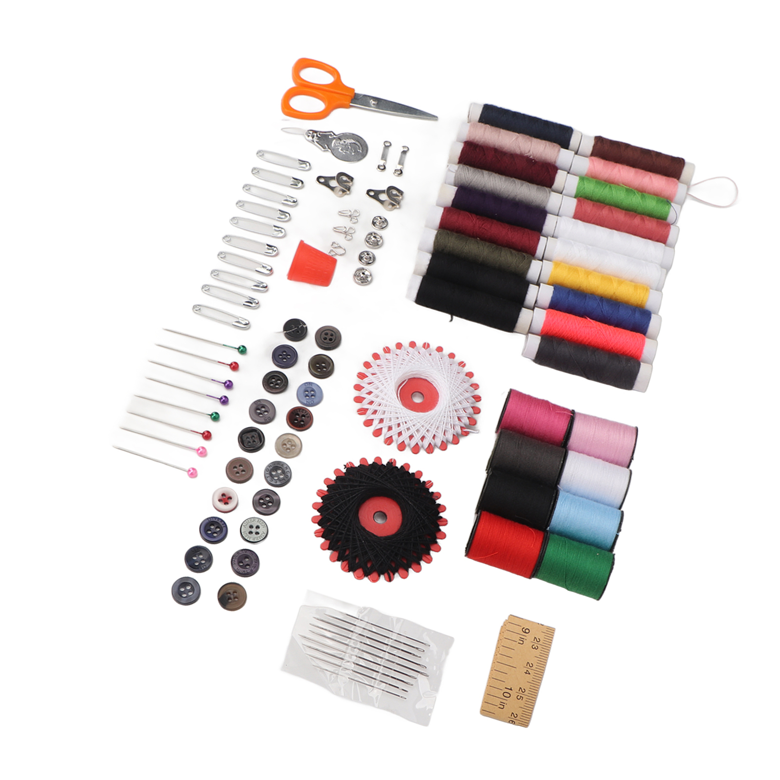 Sewing Kit For Beginners With Scissors Thimble Practical Sewing Repair ...