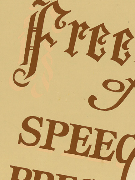 "Freedom Everywhere" Vintage Style 1941 WPA Poster - 24x36 | eBay