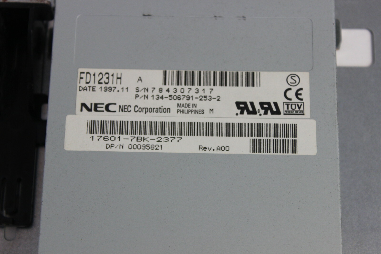 DELL 95821 3.5 1.44MB FLOPPY DRIVE NEC FD1231H WITH WARRANTY | eBay