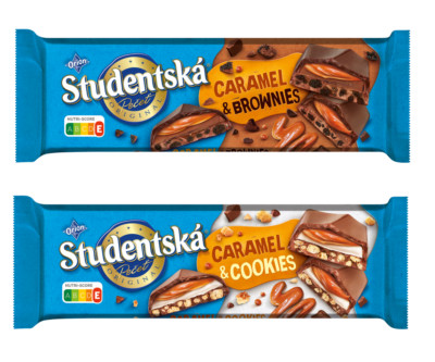 ORION STUDENTSKA CHOCOLATE - 240G - HUGE - CARAMEL FILLING - BROWNIE ...