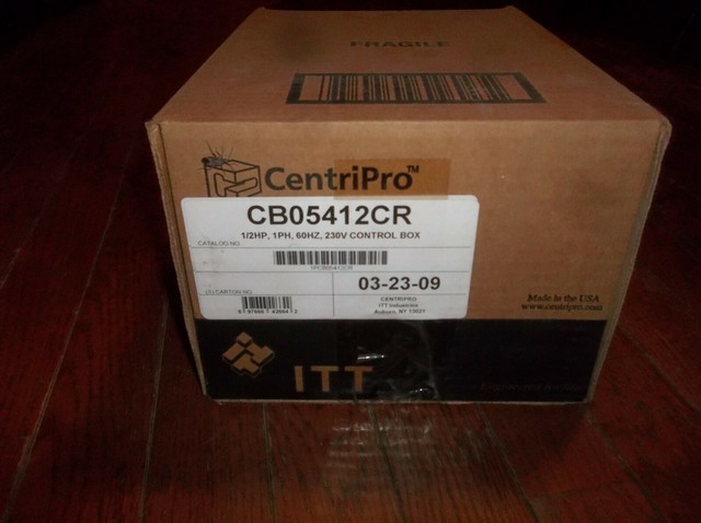 Cb10412Cr Centripro Submersible Pump Control Box 1Hp 230V 1Phase Cscr ...