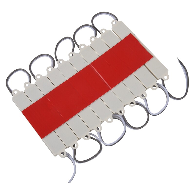 1*10pcs 5050 SMD 3 LED Module LED Strip St Light Waterproof DC 12V Cool ...