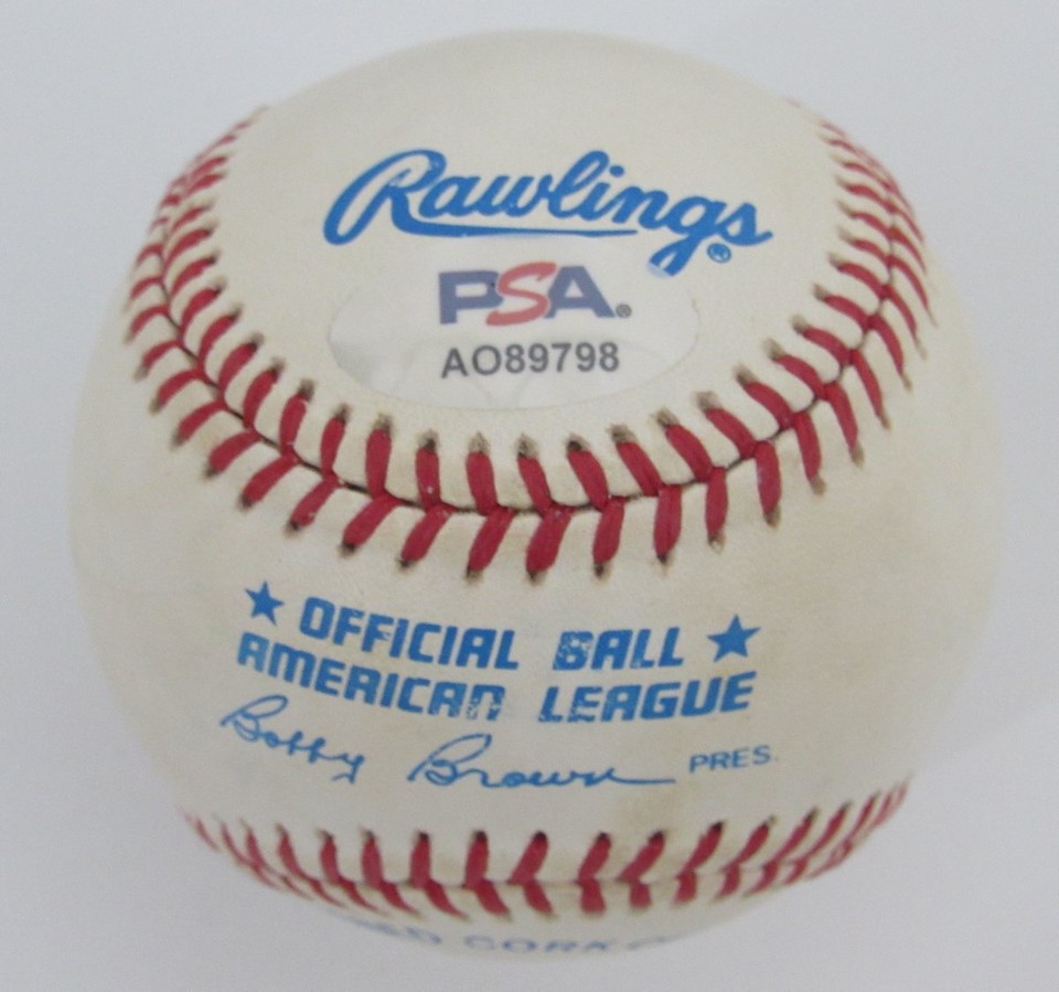 Allie Reynolds Signed/Autographed OAL Baseball New York Yankees PSA/DNA ...