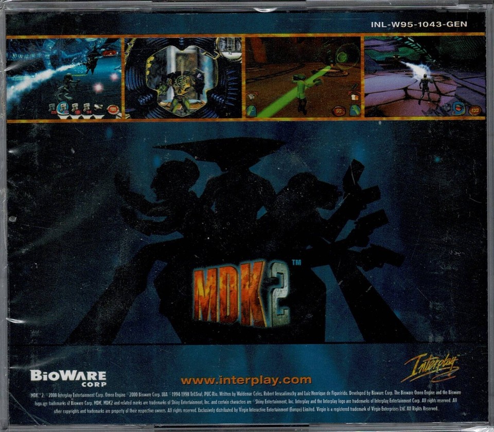 MDK 2 PC Brand New XP An All Time Classic Shooter Game | eBay