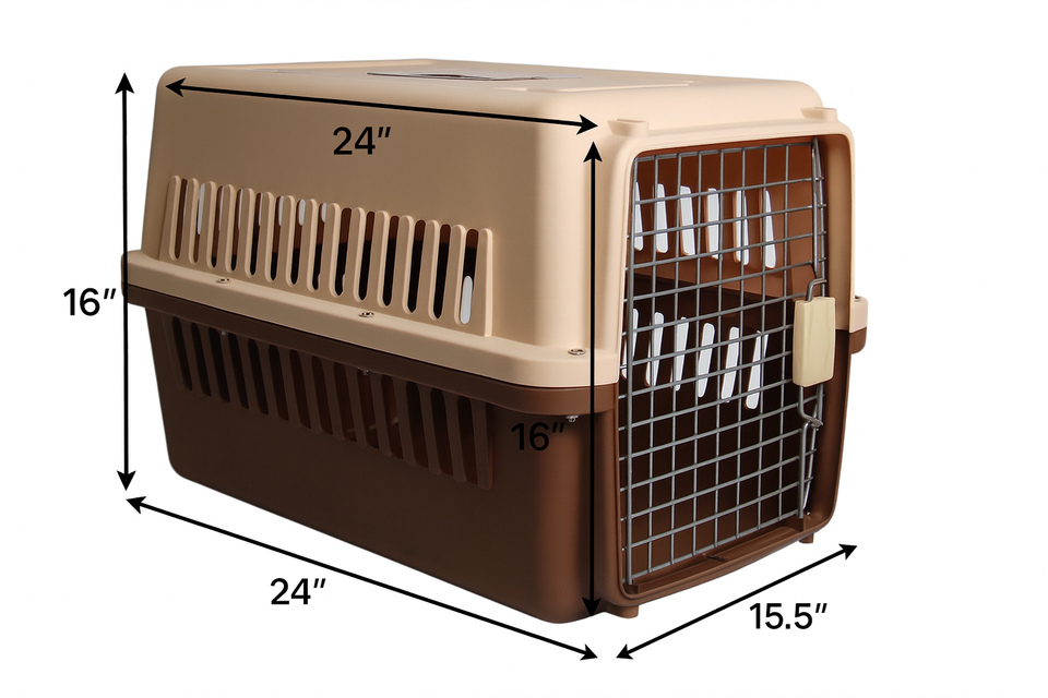 Pet Carrier, Plastic, Airline Approved Heavy Duty, Model 1003, New Free ...