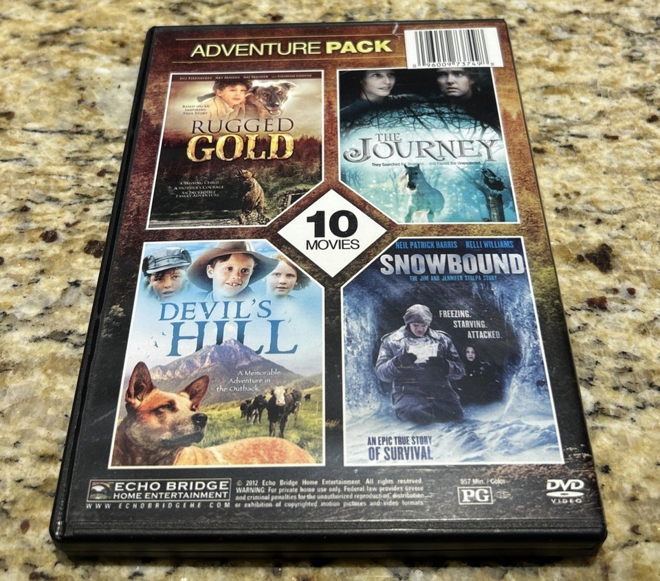 ADVENTURE PACK DVD- 10 MOVIES | eBay
