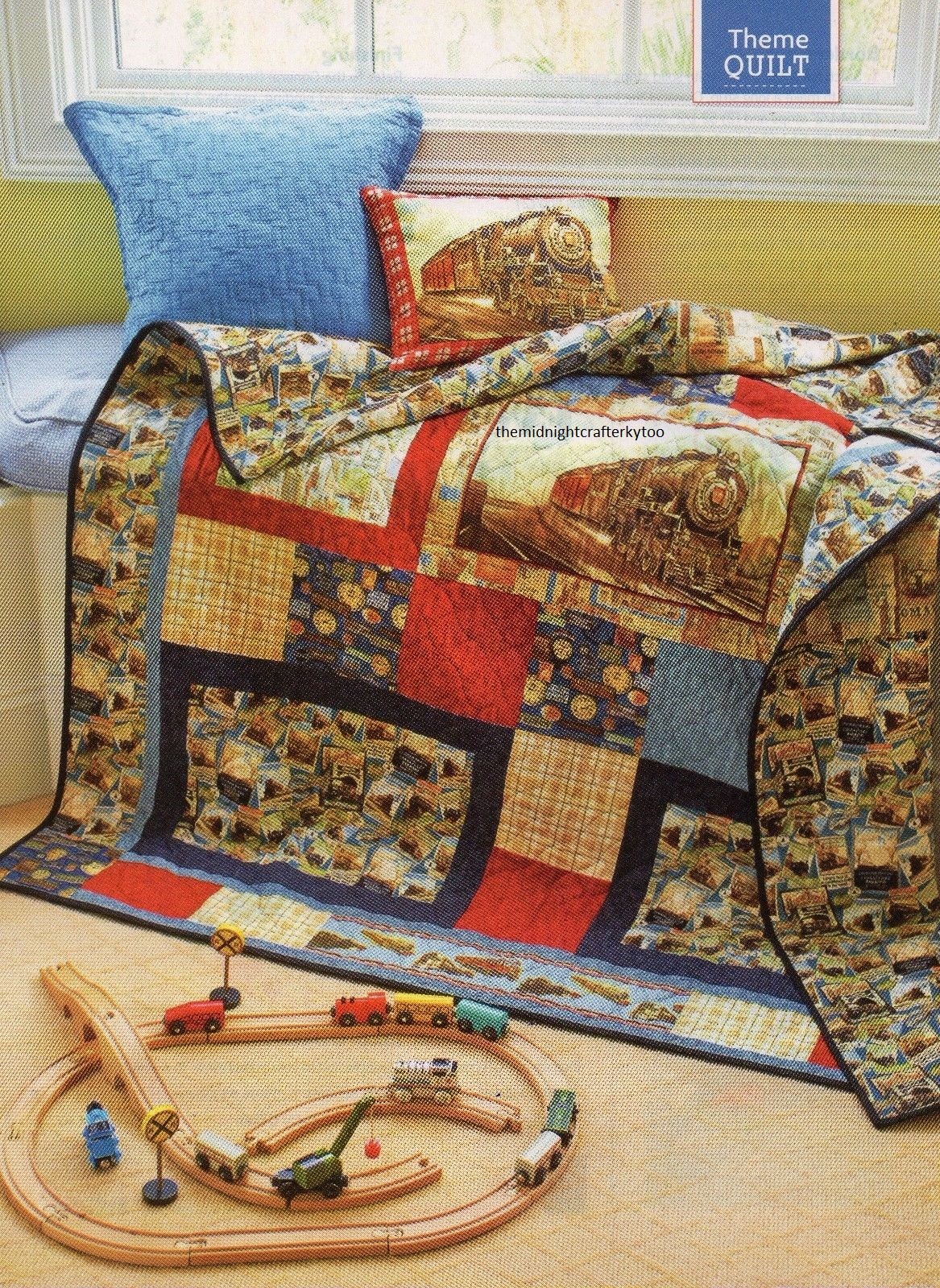 All Aboard Quilt Pattern Pieced LH | eBay