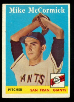 1958 Topps #37 Mike McCormick - NM (OC) | eBay