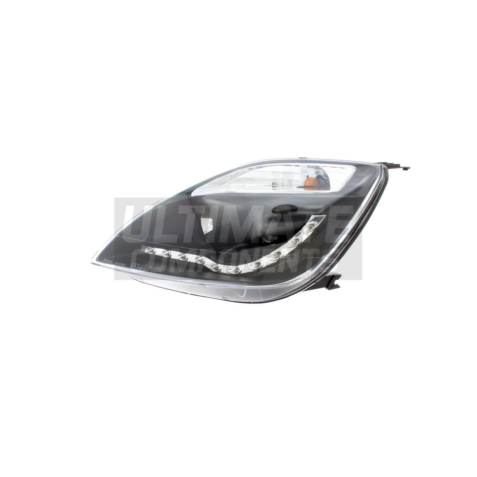 Ford Fiesta Mk6 2002-2008 ST150 Projector LED DRL R8 Devil Eye ...