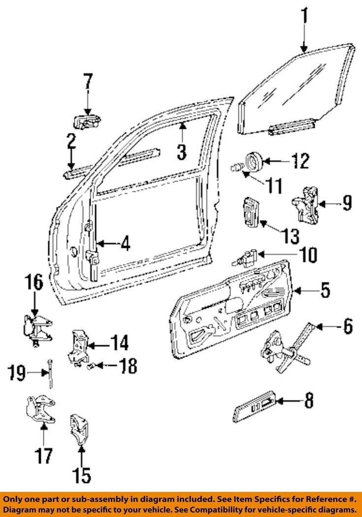 GM OEM Front Door-Door Lock Kit 16631627 | eBay