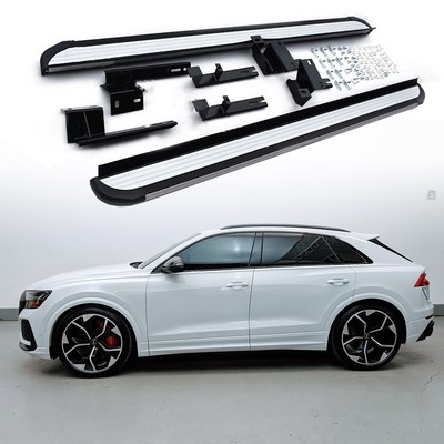 2020-2024 Audi Q8 Side Steps Running Boards Nerf Bar Pedals Fits ...