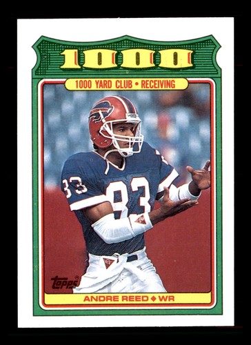 1988 Topps 1000 Yard Club #28 Andre Reed Buffalo Bills Football Card | eBay