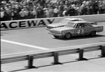 Atlanta 500 Stock Car Race Richard Petty's Plymouth RACING OLD PHOTO 1 ...